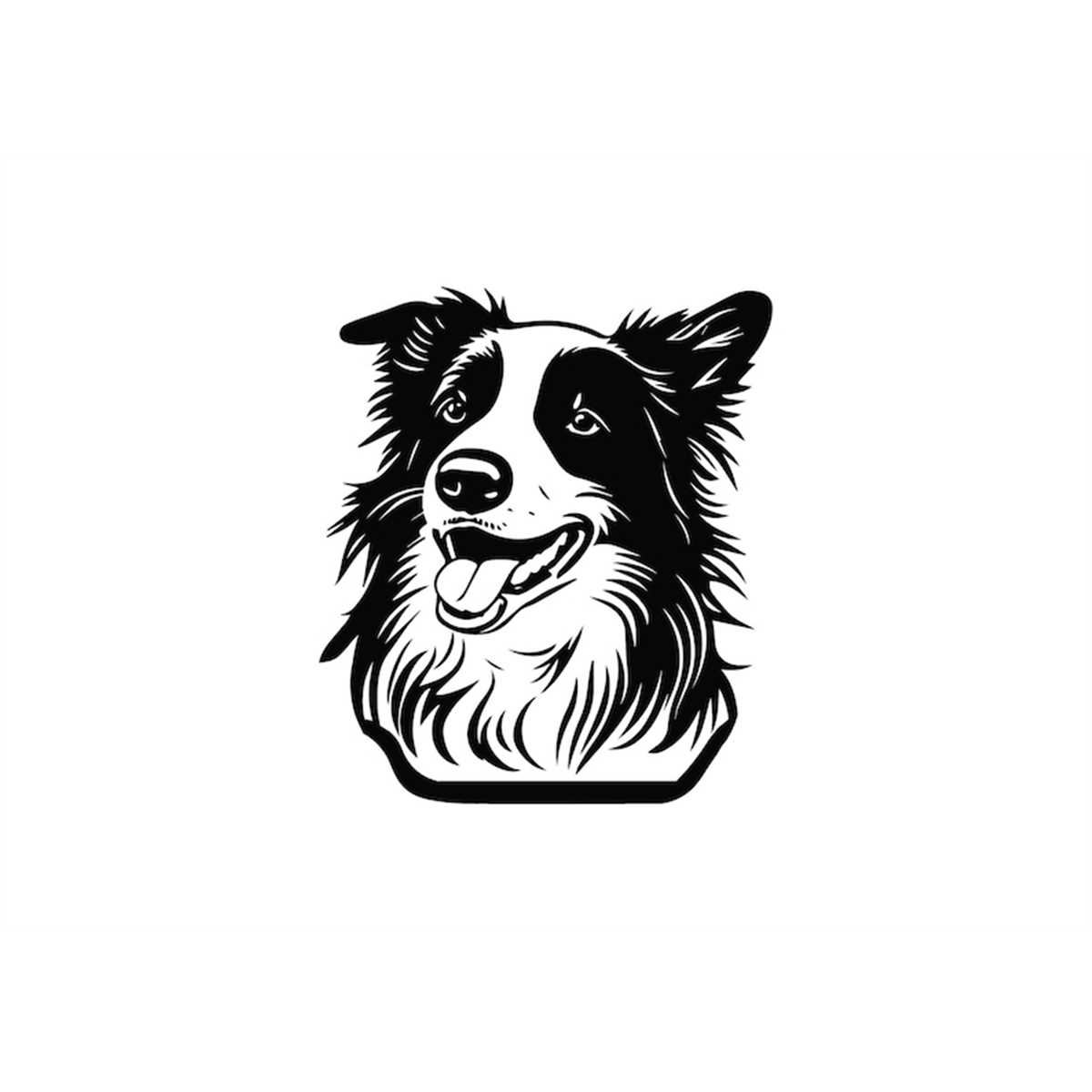 collie head clipart - Inspire Uplift