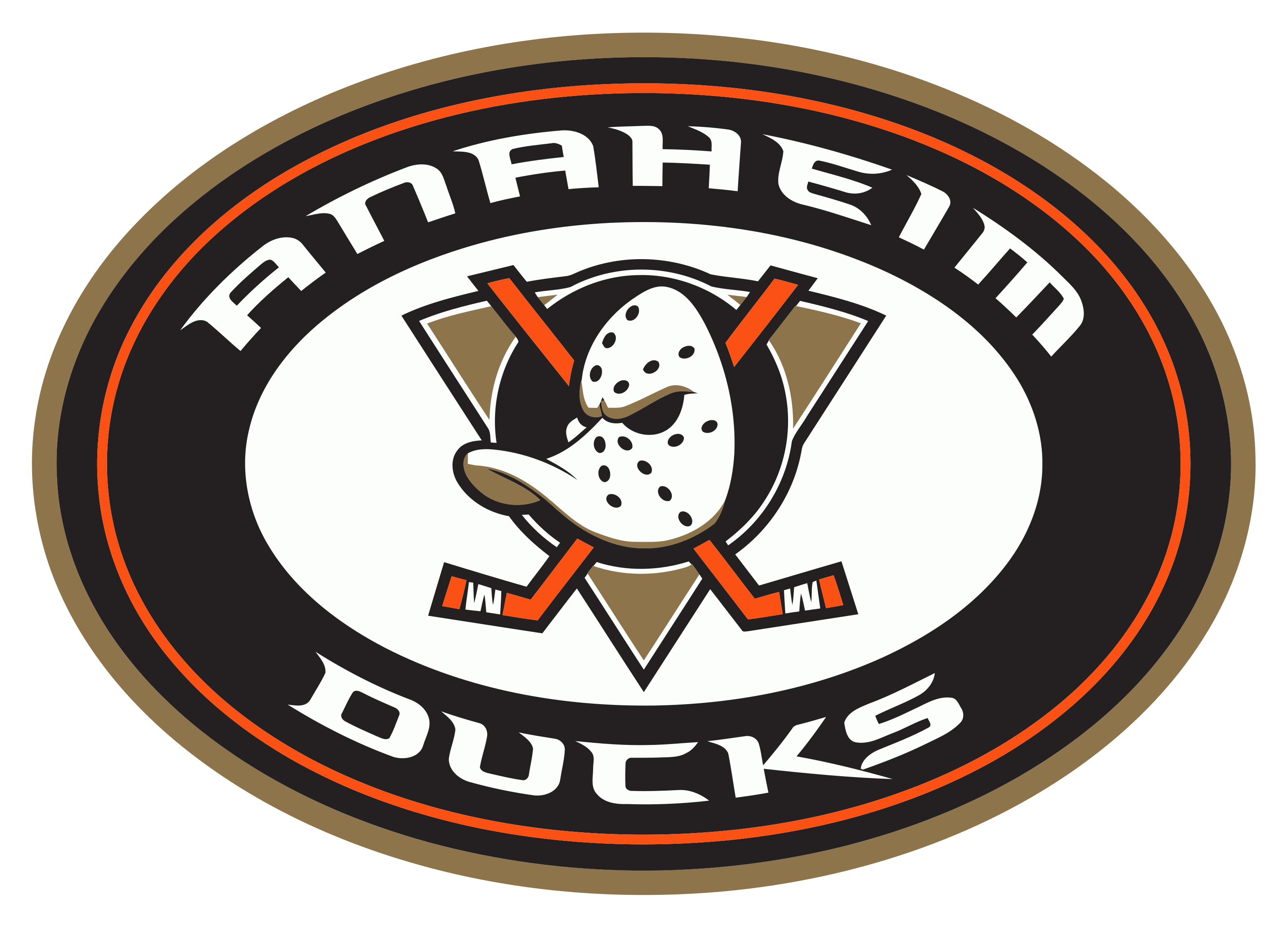 Anaheim Ducks Logo SVG, Ducks Nhl Logo PNG, Mighty Ducks Emb | Inspire ...