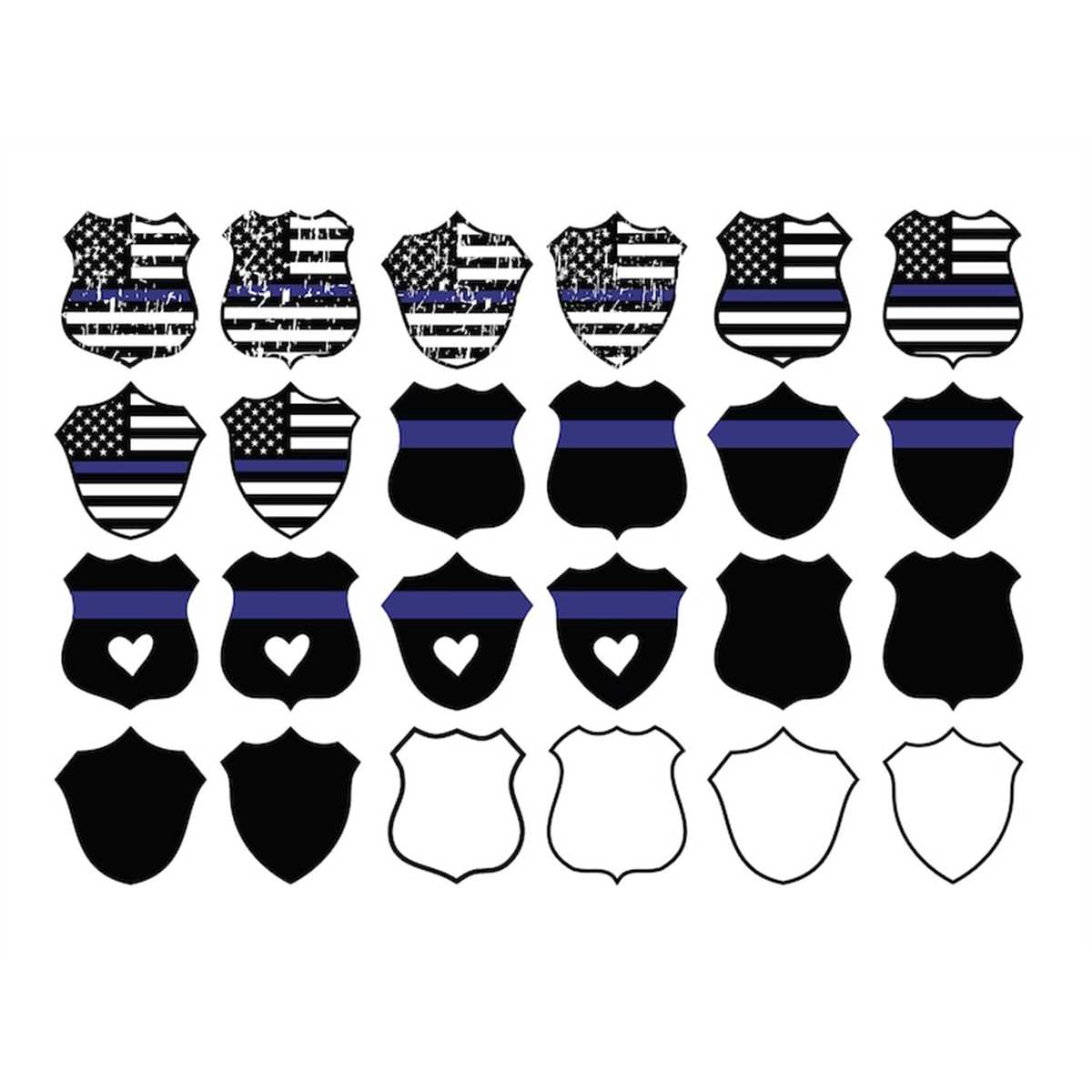POLICE BADGE SVG, Police badge clipart, Police badge cut fil | Inspire ...