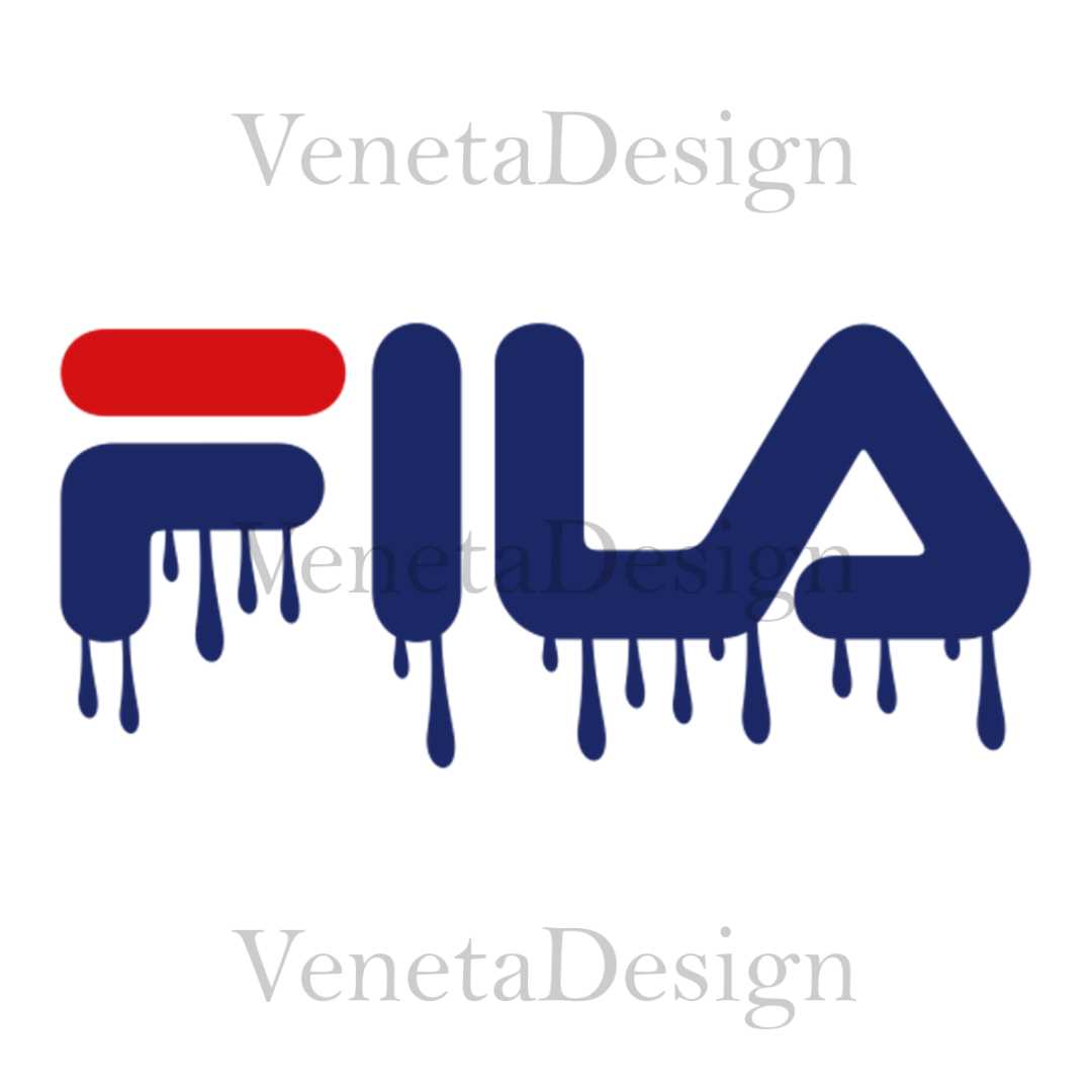 Fila Dripping Logo Svg | Inspire Uplift