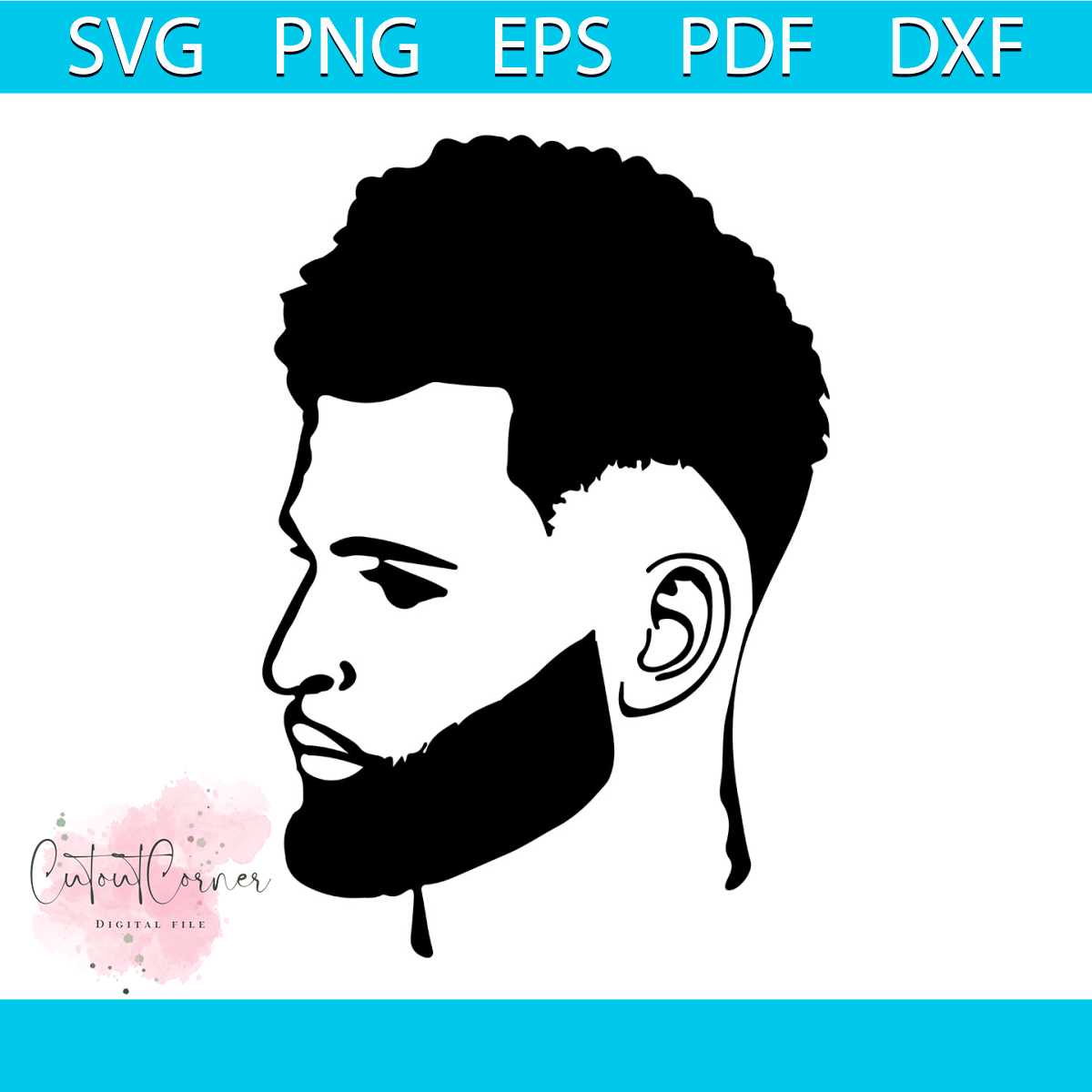 Black man Svg, Melanin Svg, Afro Man Svg, Black King svg, Co | Inspire ...
