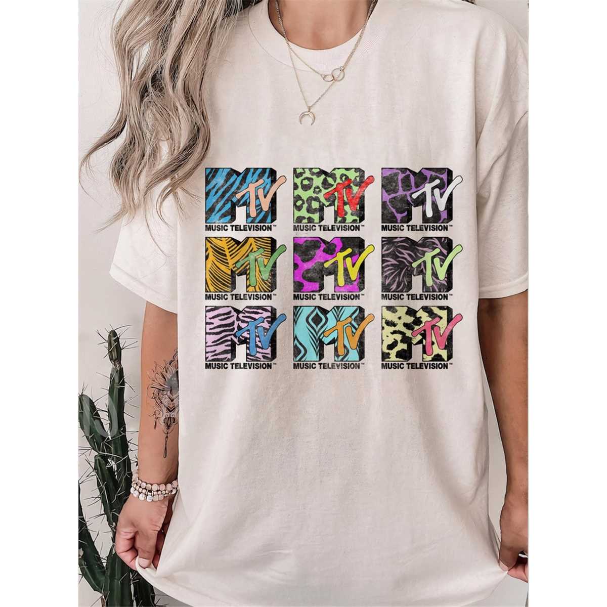 MTV 9 Logos of the Nineties Shirt, MTV Logo T-Shirt, Music T | Inspire ...