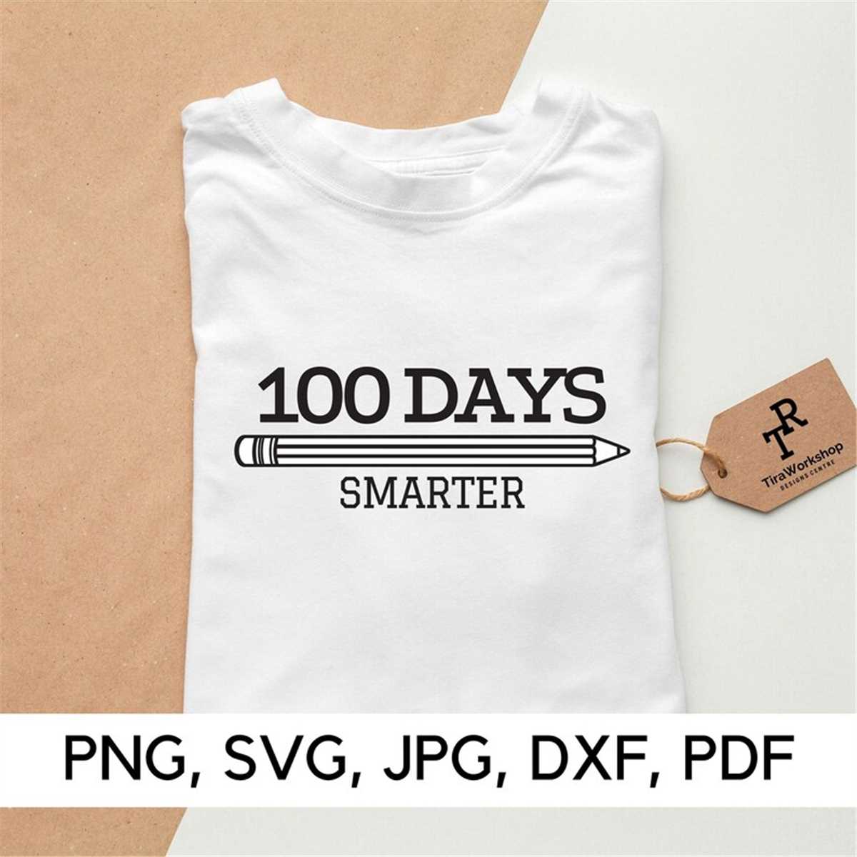 100 Days Smarter SVG Download, 100 Days of School, back to S | Inspire ...
