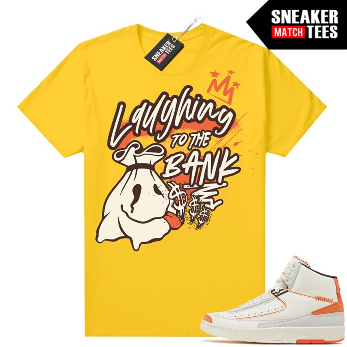 Maison Chateau Rogue 2s to match Sneaker Match Tees Gold 'La - Inspire ...