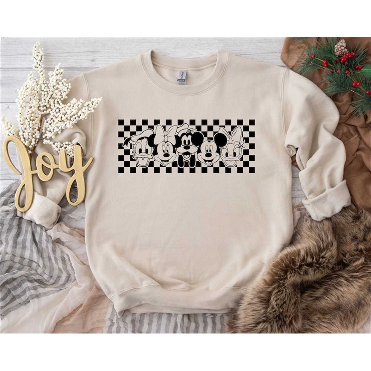 Disneyyy Characters Checkered Svg Png Instant Download Print | Inspire ...