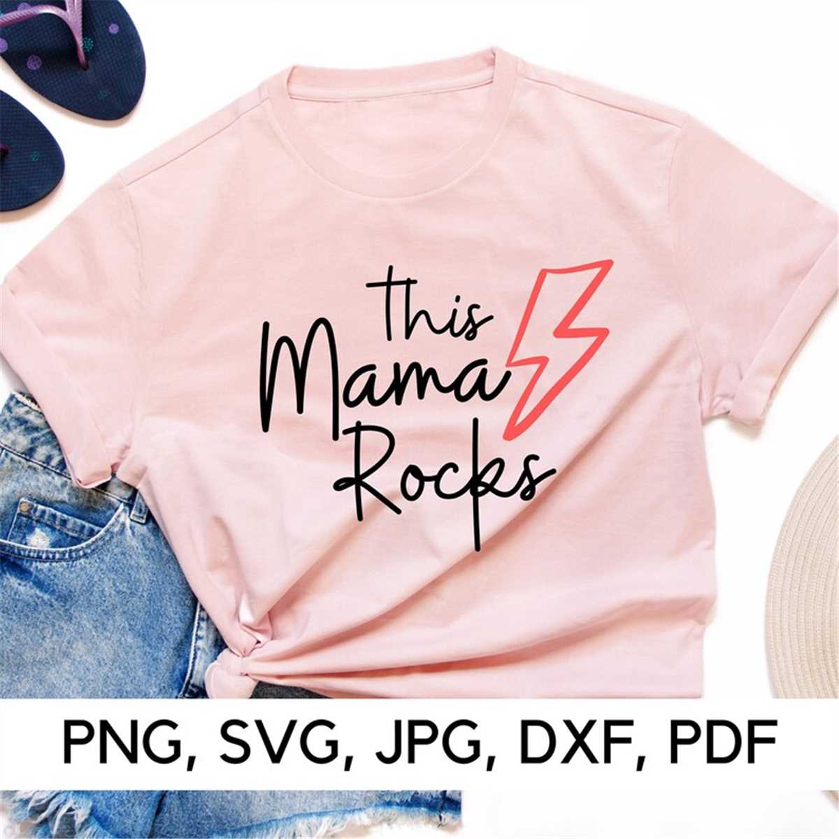 This Mama Rocks svg file, Mom Rocks, PNG, SVG, Mama Rocks, M | Inspire ...