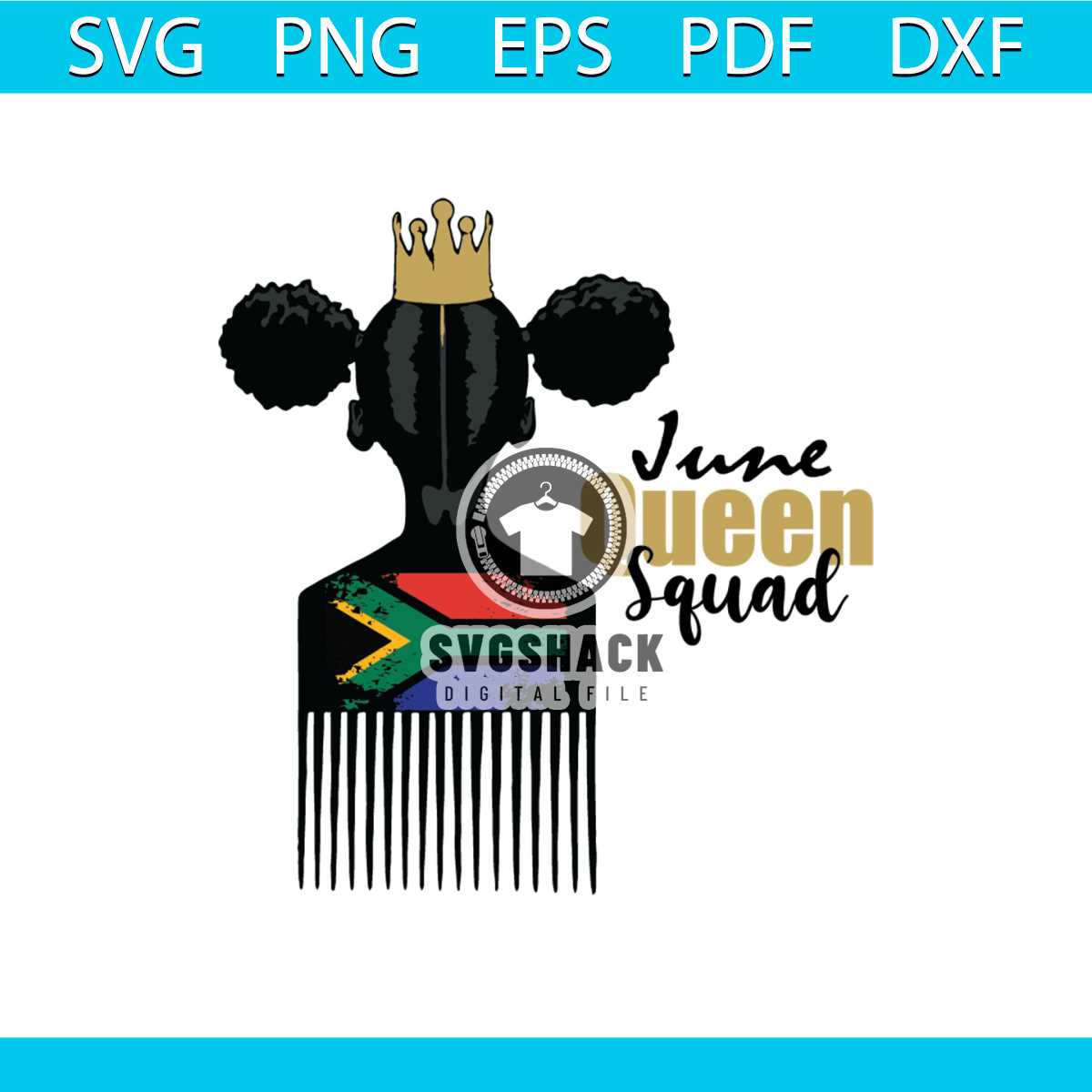 June queen squad Svg, Melanin Svg, Black Girl Svg, Afro Girl | Inspire ...