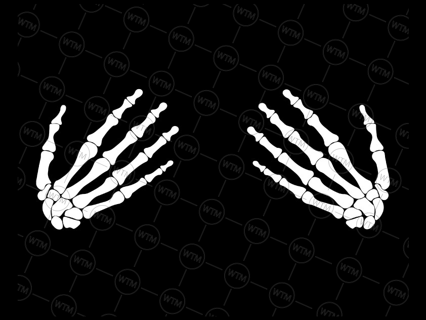 Skeleton Hand Svg, Skull Hand Svg, Halloween Svg, Vector Cut | Inspire ...