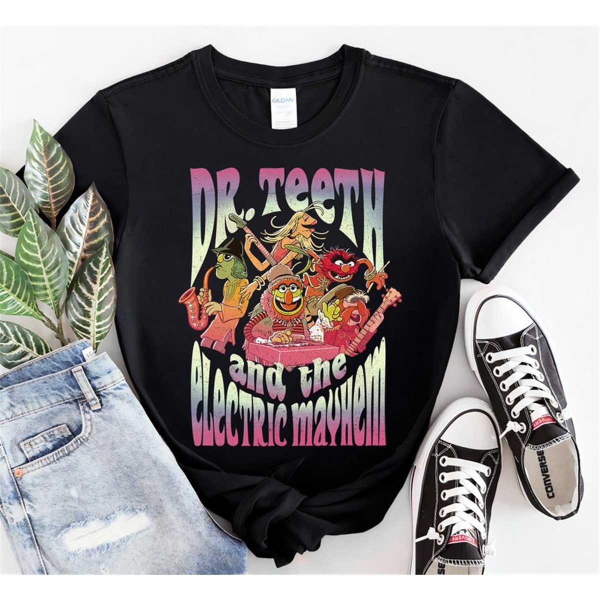 Disney The Muppets Dr. Teeth And The Electric Mayhem Neon T- | Inspire ...