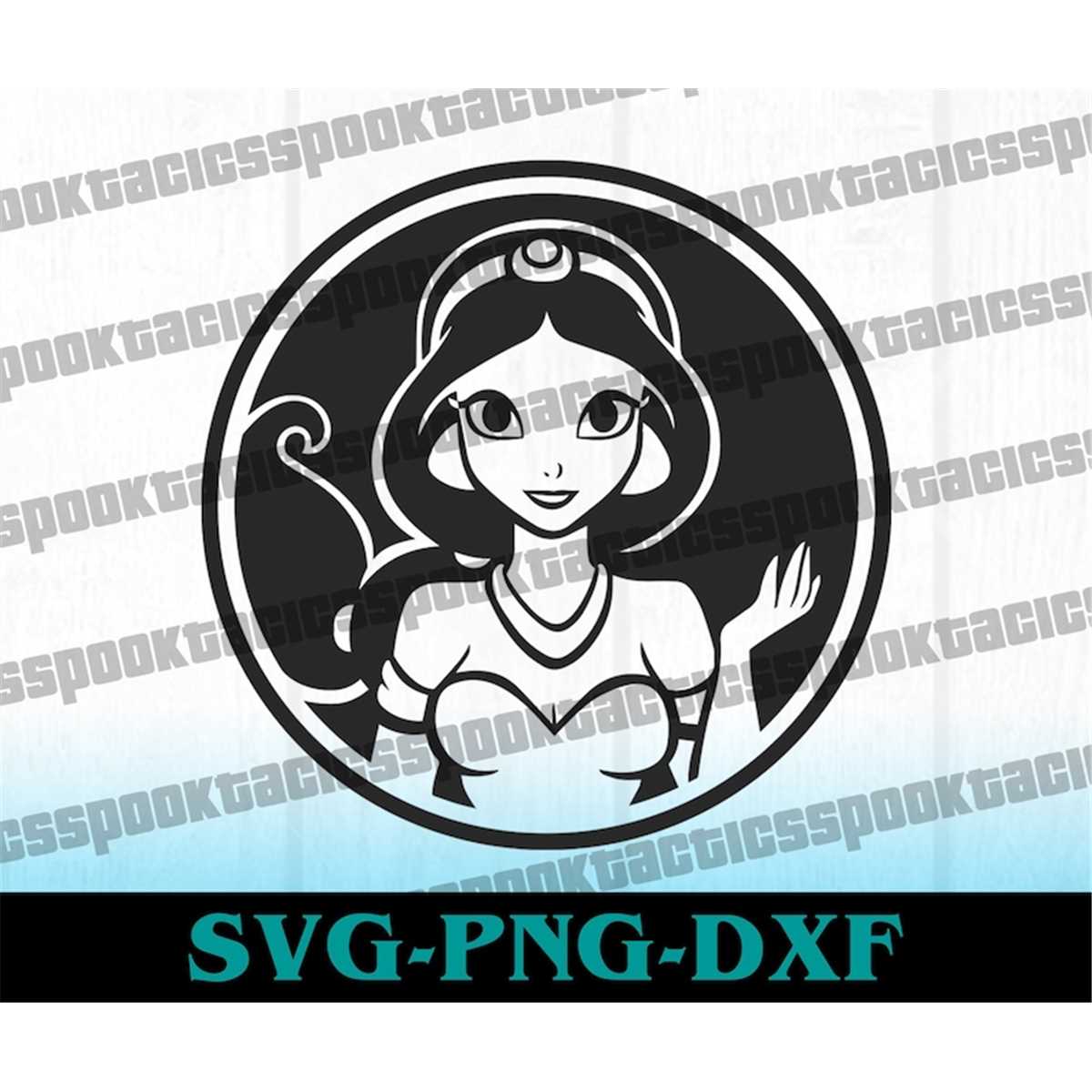 Jasmine SVG, aladdin svg, sleeping beauty svg, villains svg, | Inspire ...