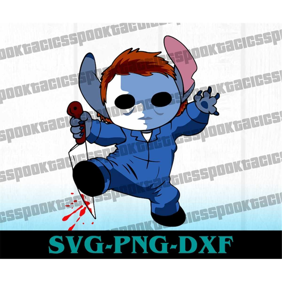 Michel SVG, Myers SVG, halloween stitch svg, stitch michael | Inspire ...