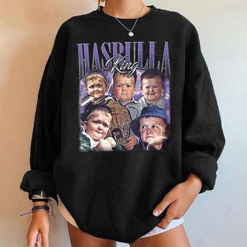 Vintage King Hasbulla T-Shirt, Hasbulla Homage Sweatshirt, M | Inspire ...