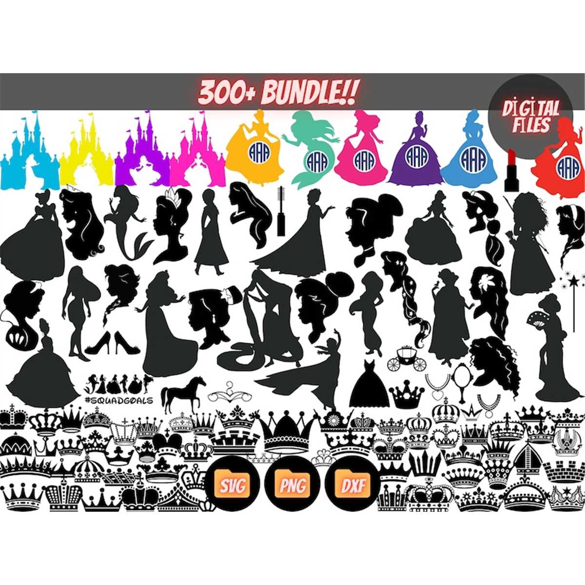 Princess Castle Cricut Svg,Princess Royal Crown svg Cutting - Inspire ...