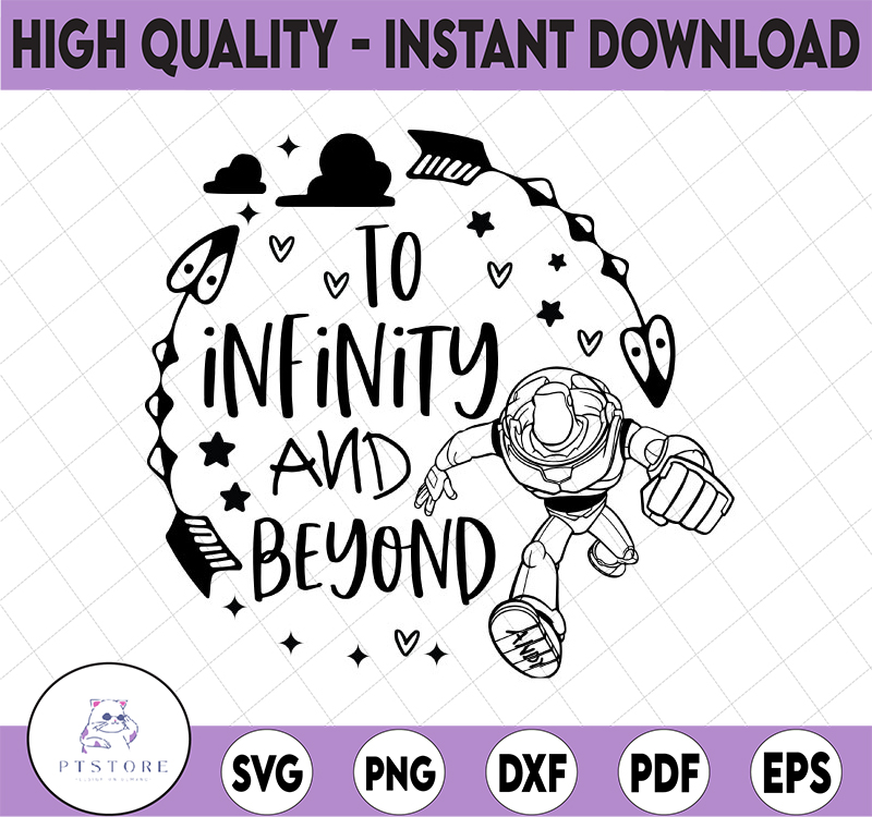 Round to Infinity and Beyond , Disney svg, Disney Mickey and | Inspire ...