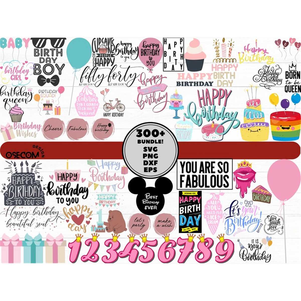 Happy Birthday SVG , Birthday SVG , Birthday Cut File , Birt - Inspire Uplift
