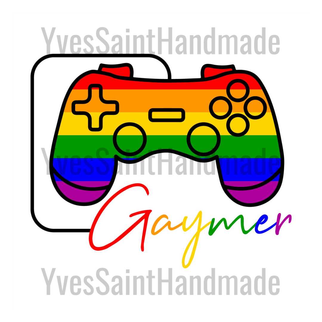 Gaymer Design Svg, Lgbt Svg, Rainbow Svg, Gamer Lgbt Svg, Ga | Inspire ...