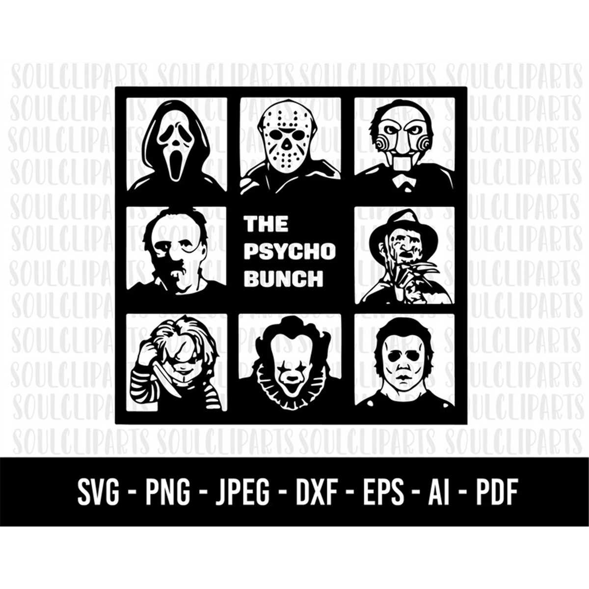 COD1230- Squad goals, Scream face svg, Scream Movie Ghost Fa - Inspire ...