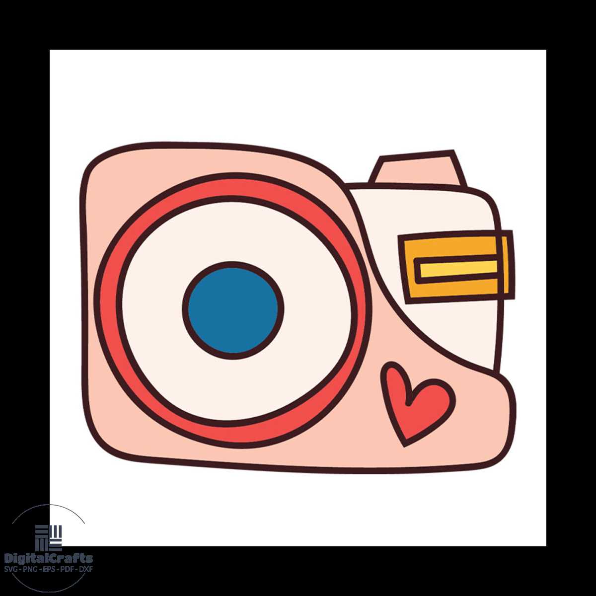 Valentines Camera Theme Heart Svg, Valentine Svg, Camera Svg | Inspire ...