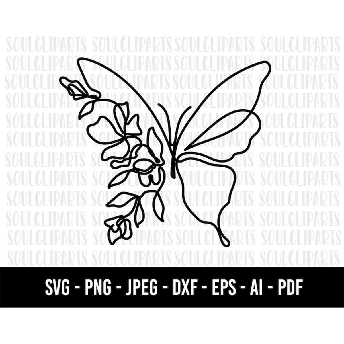 COD37-Butterfly svg/ butterfly clipart/Boho svg clipart/Boho | Inspire Uplift