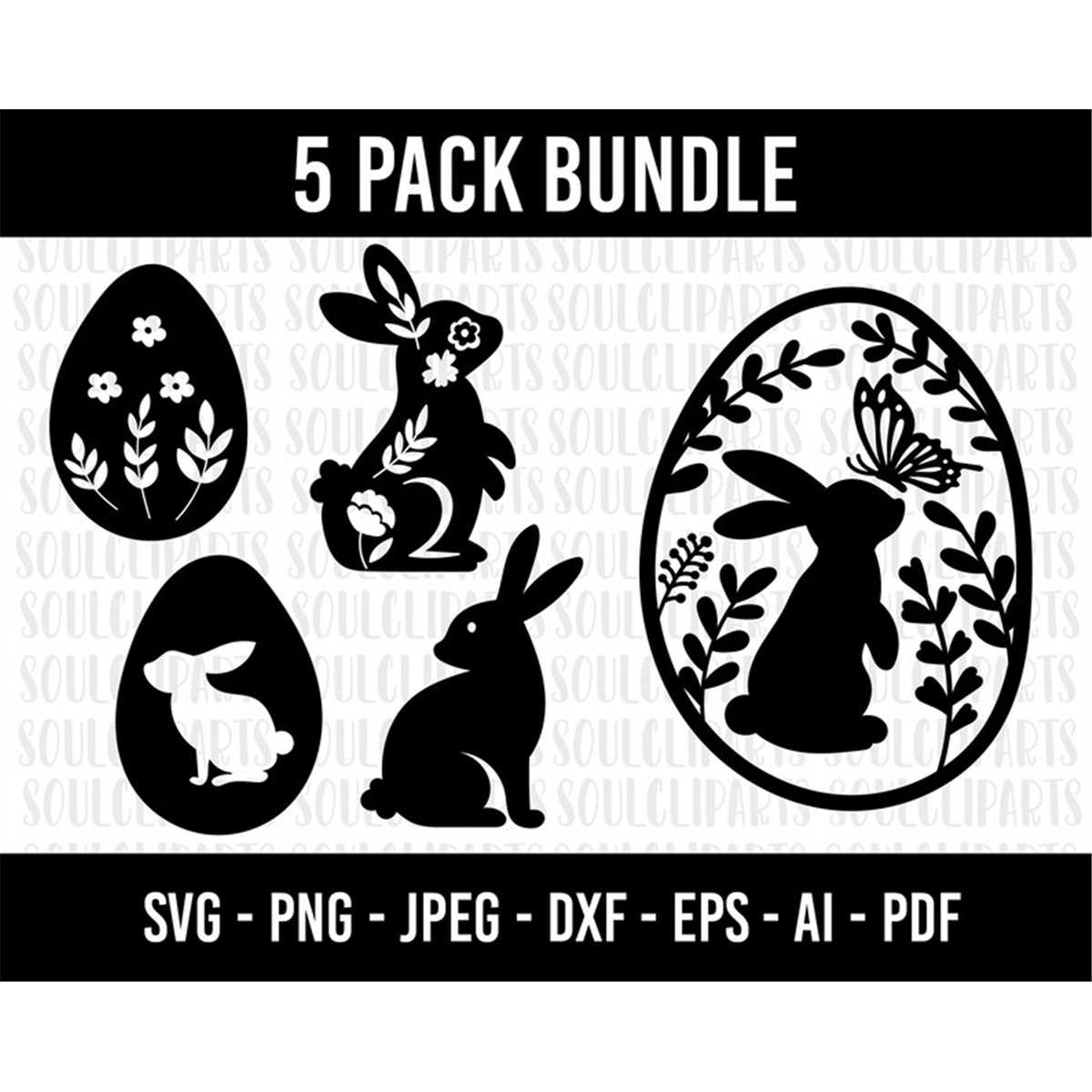 COD248-Easter Rabbit SVG, easter clipart, easter svg,Rabbit | Inspire ...