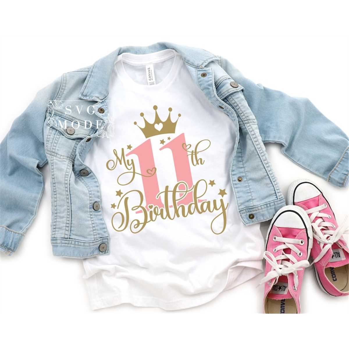 11th Birthday SVG PNG PDF , 11th Birthday Svg, Birthday Svg, - Inspire ...