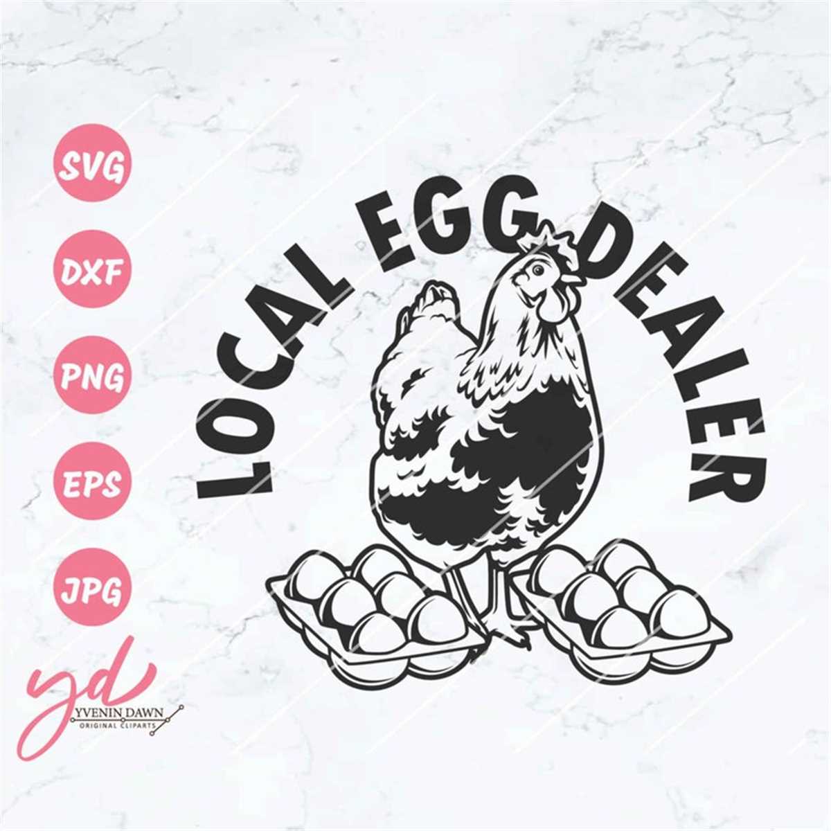 Local Egg Dealer Svg Png | Chicken Eggs Svg | Local Business - Inspire ...