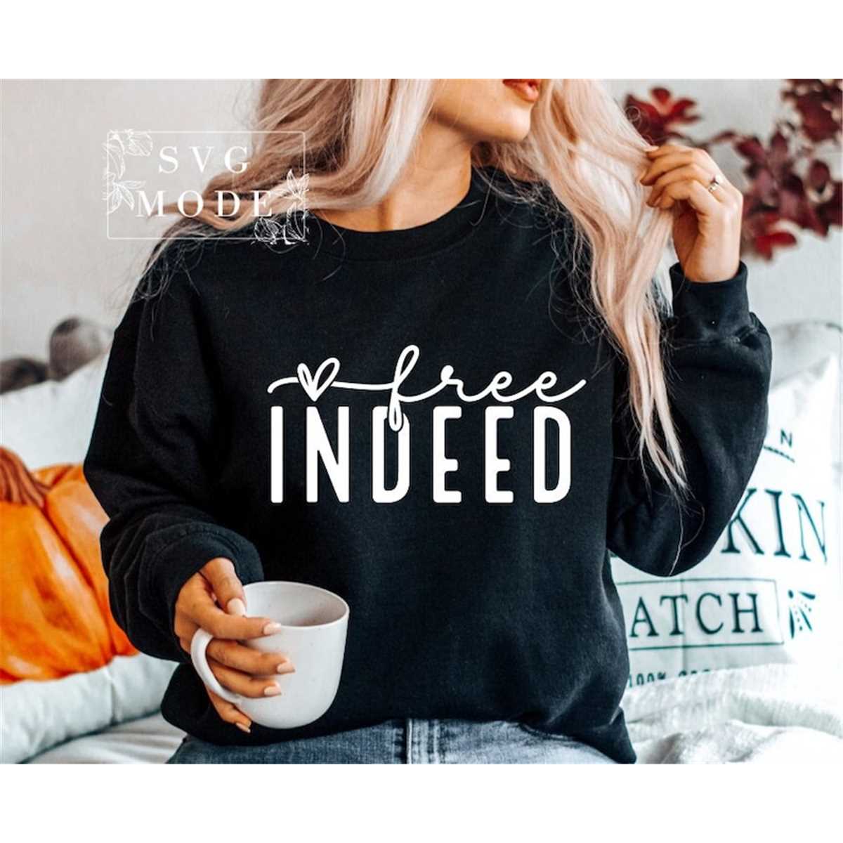 Free Indeed SVG PNG, Christian Svg, Religious Svg, Faith Svg | Inspire ...