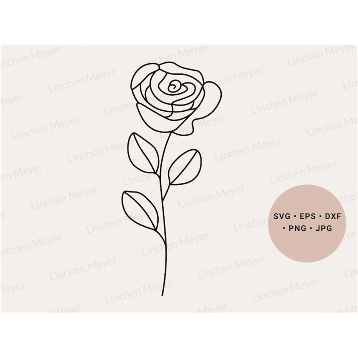Rose Flower Svg, Birth Month Flowers Svg, June Birthday Flow | Inspire ...