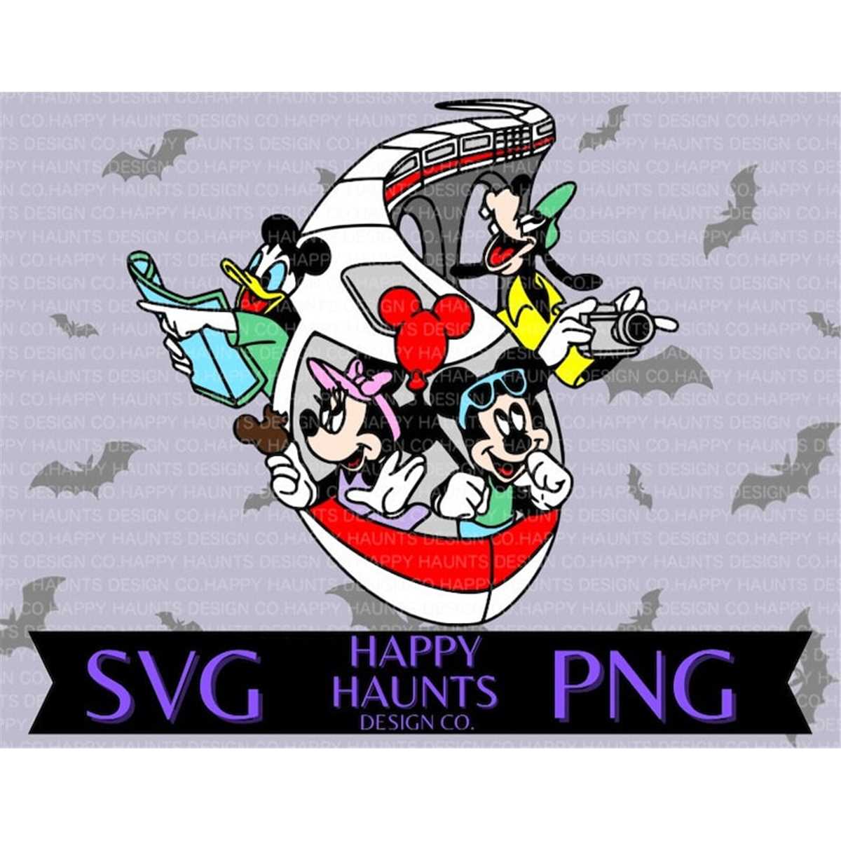 Monorail pals SVG, easy cut file for Cricut, Layered by col | Inspire ...