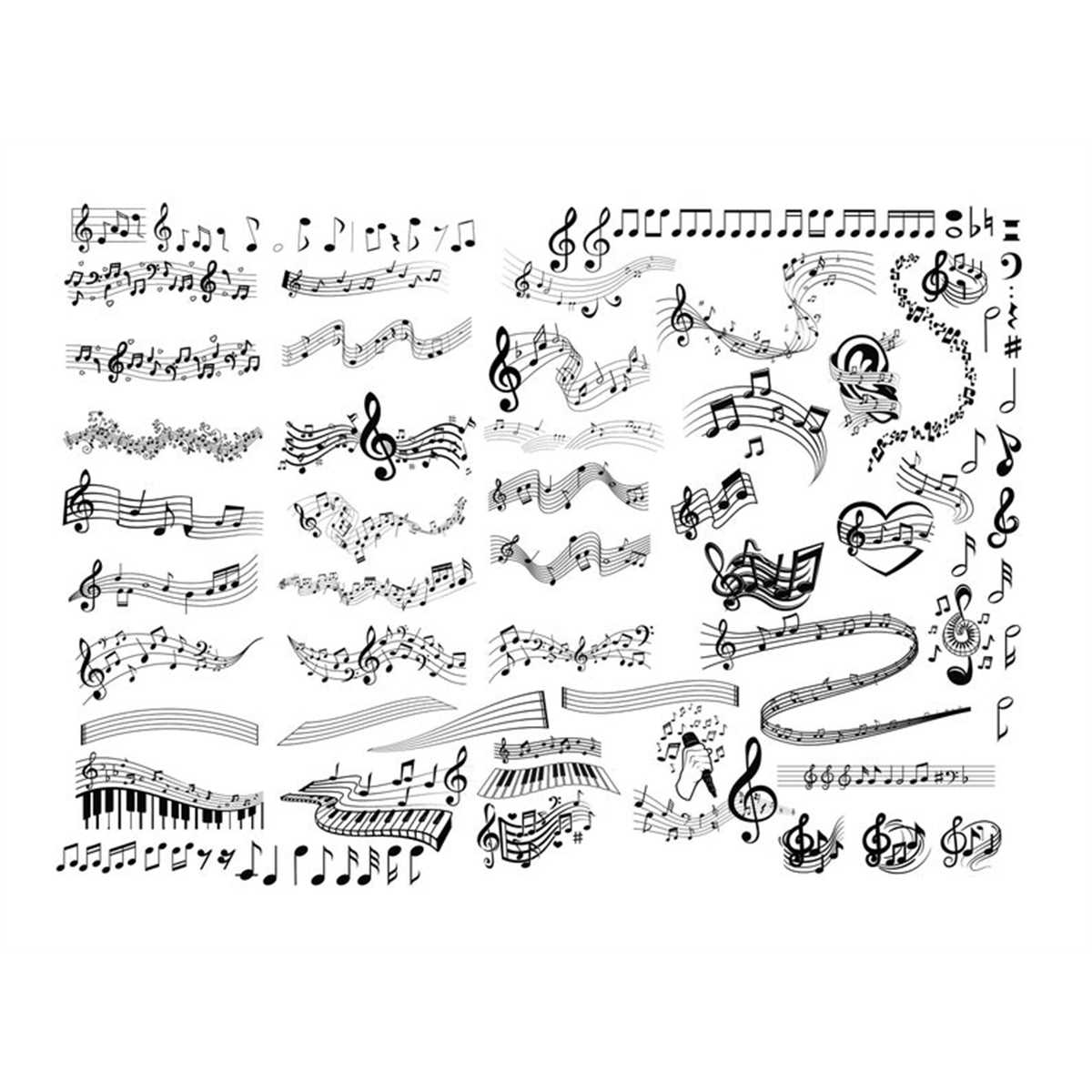 MUSICAL NOTES SVG, Musical Notes Clipart, Music Notes Svg, M | Inspire ...