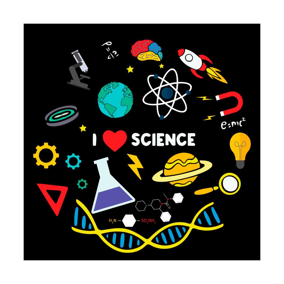 Science Svg, Trending Svg, Science Lover Svg, I Love Science | Inspire ...