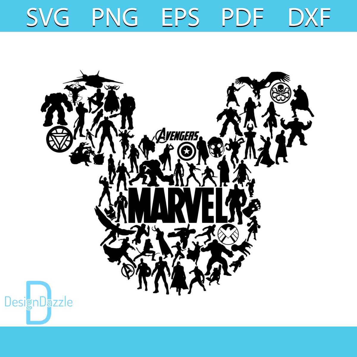 Superhero Marvel Svg, Trending Svg, Comic Book Svg, Mouse Sv | Inspire ...