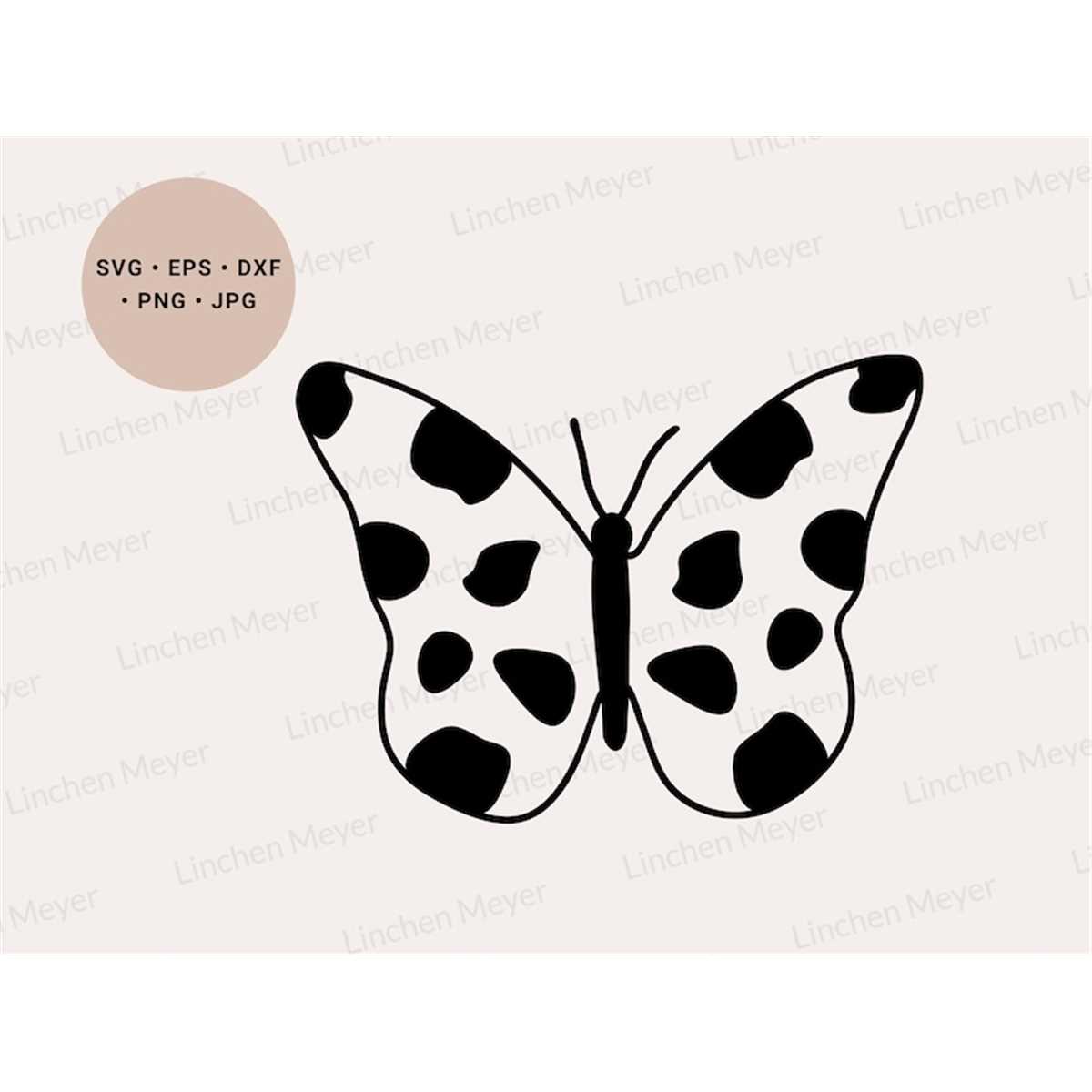 Butterfly Cow Pattern Svg, Cow Print Svg, Cow Print Png, Cow - Inspire ...