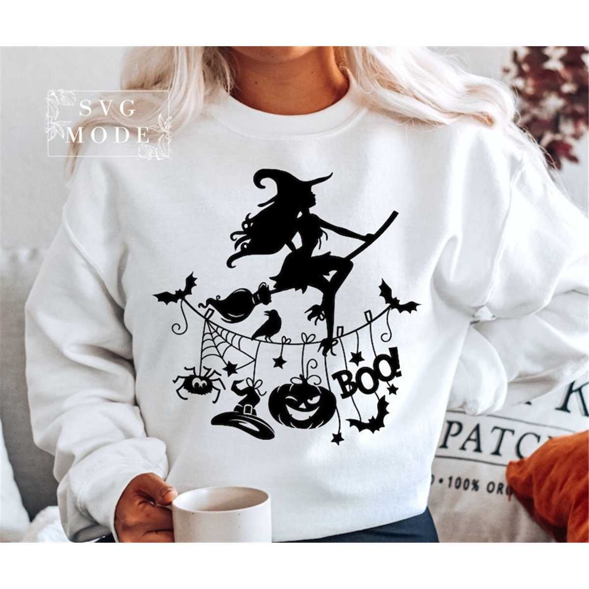 Witch SVG PNG PDF, Funny Halloween Svg, Funny Witch Svg, Wit | Inspire ...