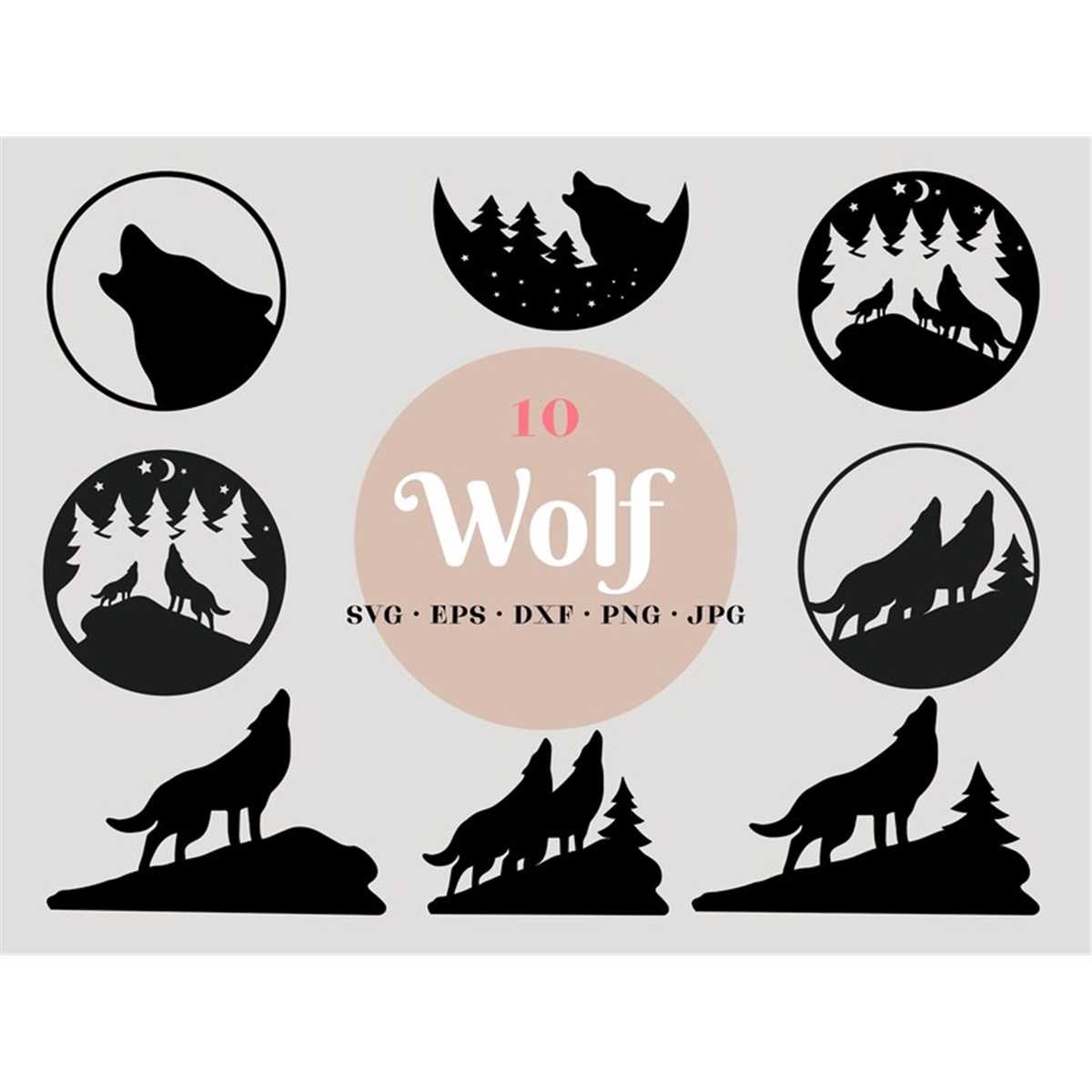 Wolf Svg, Wolf Pack Svg, Howling Wolf Svg, Wolf Shirt Svg, W | Inspire Uplift