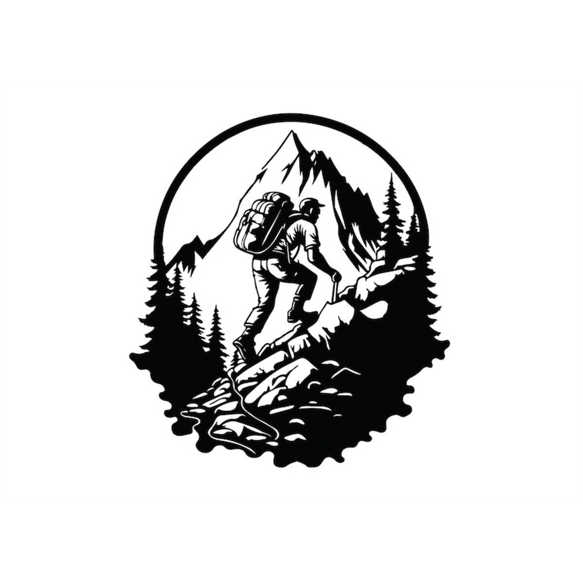 HIKING SVG, HIKING Clipart, Hiking Svg Files For Cricut, Hik | Inspire ...