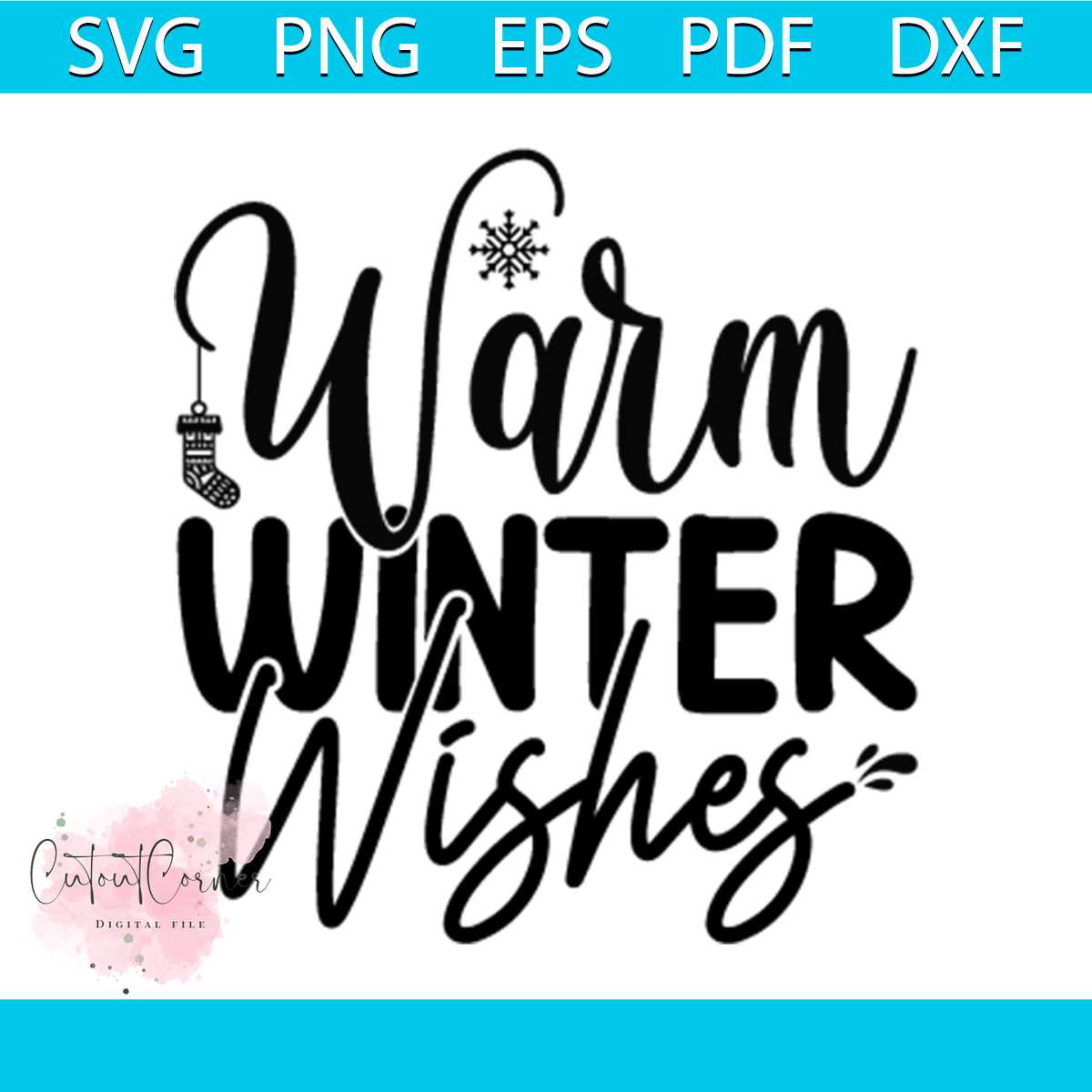 Warm Winter Wishes Svg, Christmas Svg, Xmas Svg, Happy Holid | Inspire ...