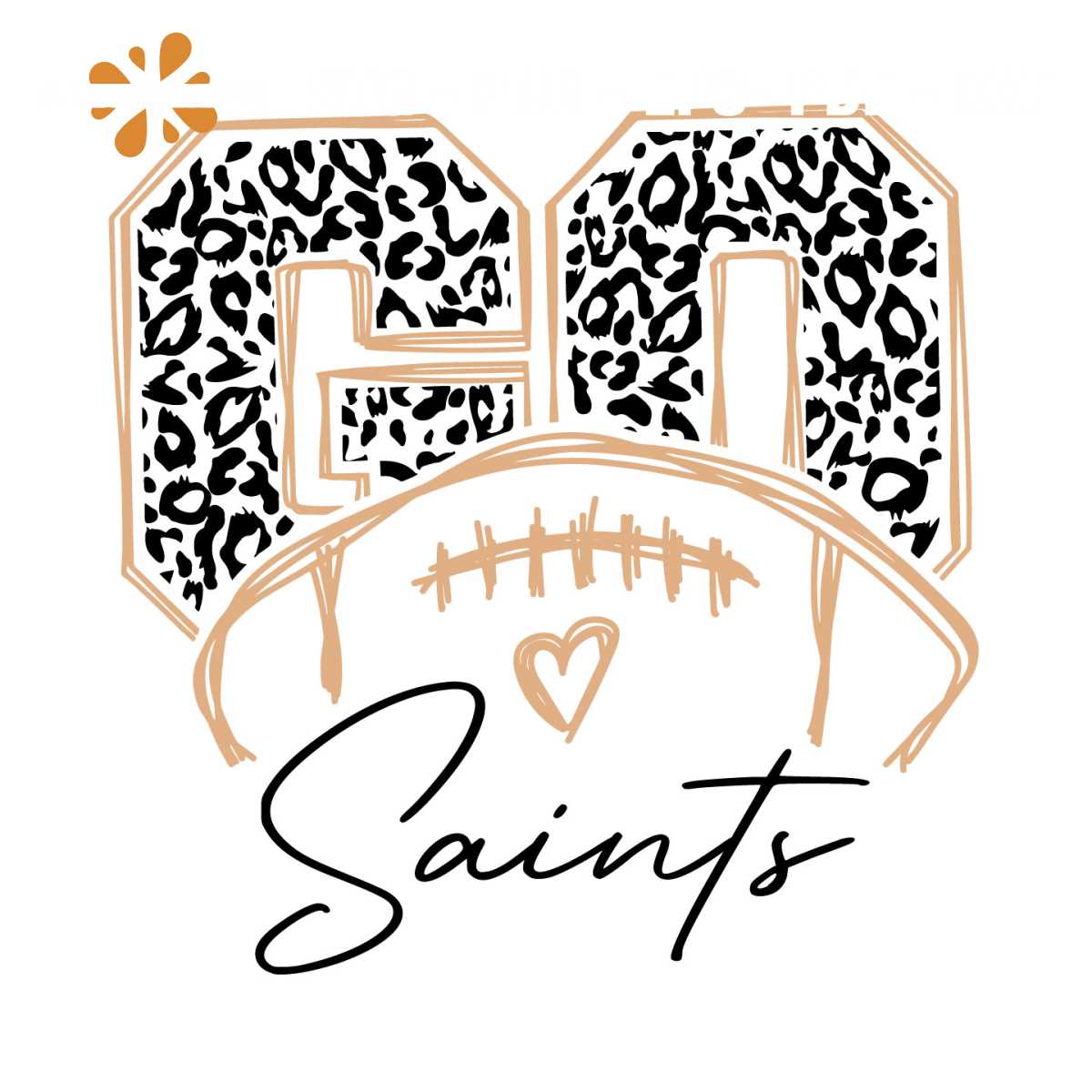 Go Saints Football Leopard Pattern Svg, New Orleans Saints F | Inspire ...