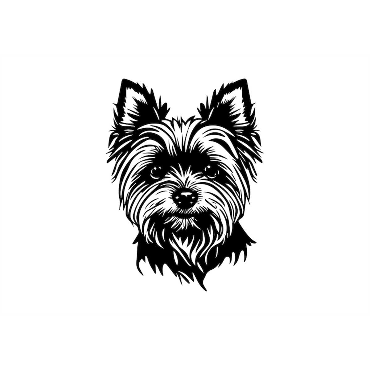 YORKSHIRE TERRIER SVG, Yorkshire Terrier Clipart, Yorkshire | Inspire ...