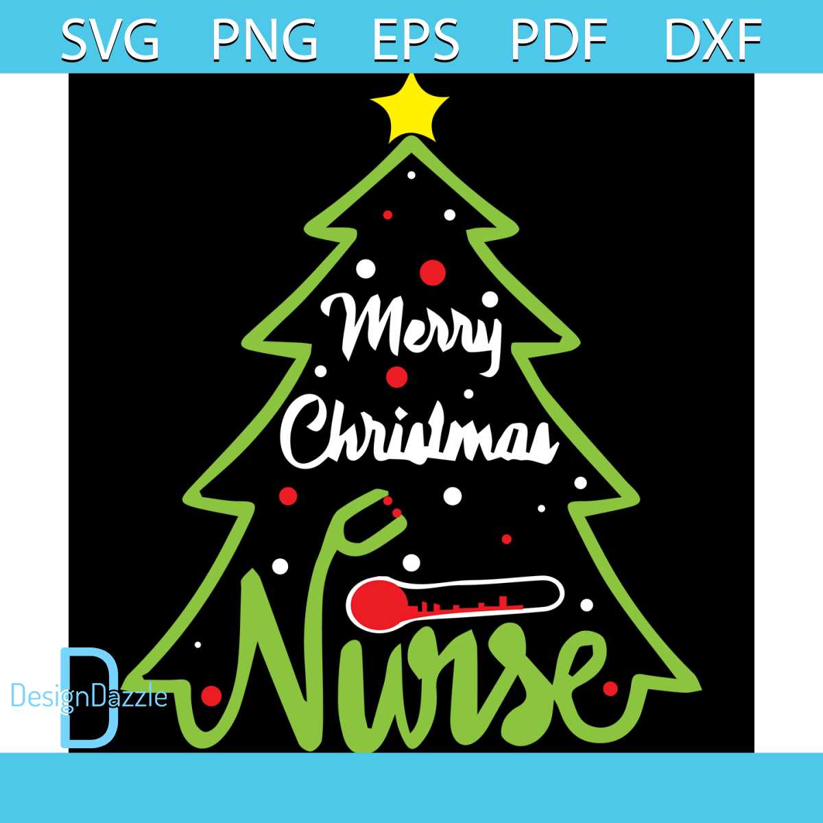 Merry Christmas Nurse Svg, Christmas Svg, Xmas Svg, Christma - Inspire ...