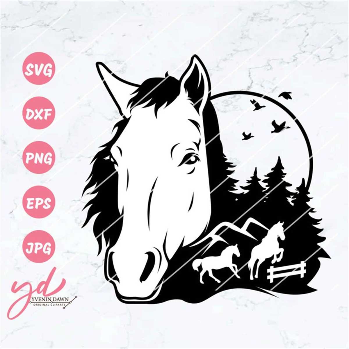 Mustang Horse Svg | Horse Svg | Mustang Svg | Running Horse | Inspire ...