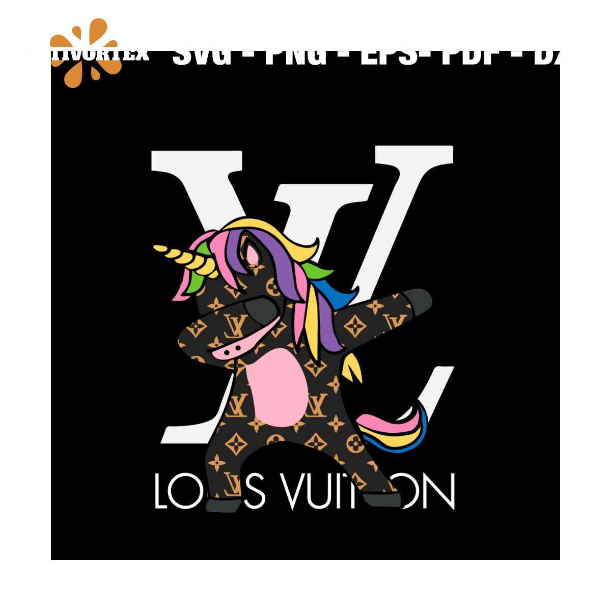 Louis Vuitton Dabing Unicorn SVG, Trending Svg, Dabing Dance | Inspire ...