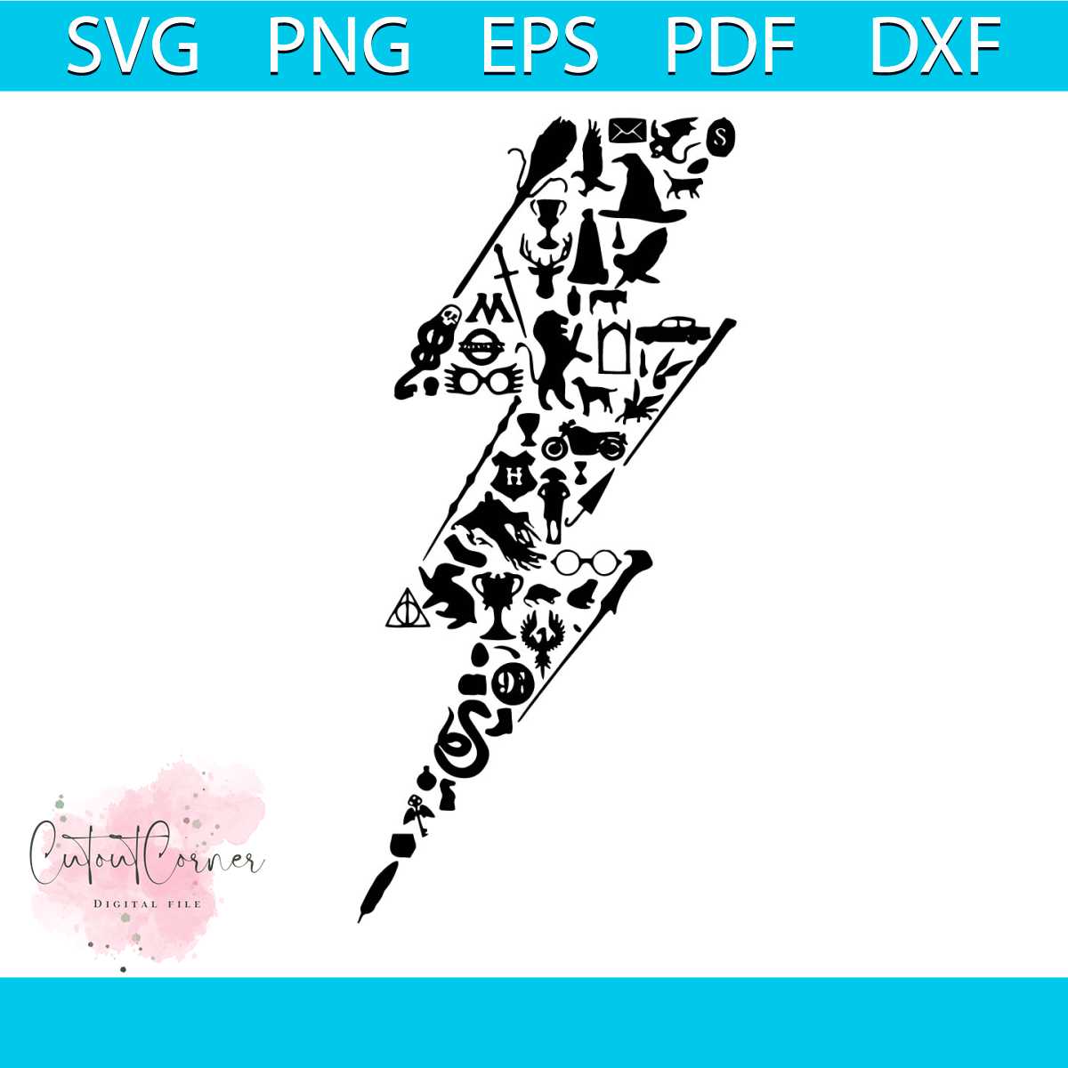 Wizard Svg, Trending Svg, Harry Potter Svg, Bolt svg, Witch | Inspire ...