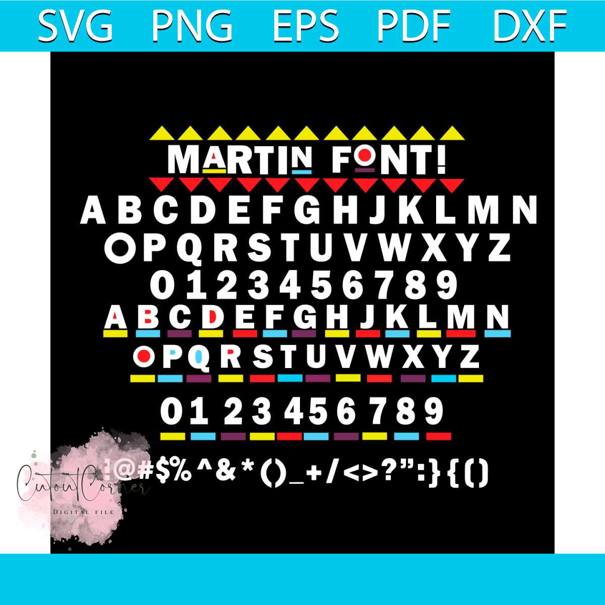 Martin Font Svg, Trending Svg, Martin Tv Show, Alphabet Svg, | Inspire ...