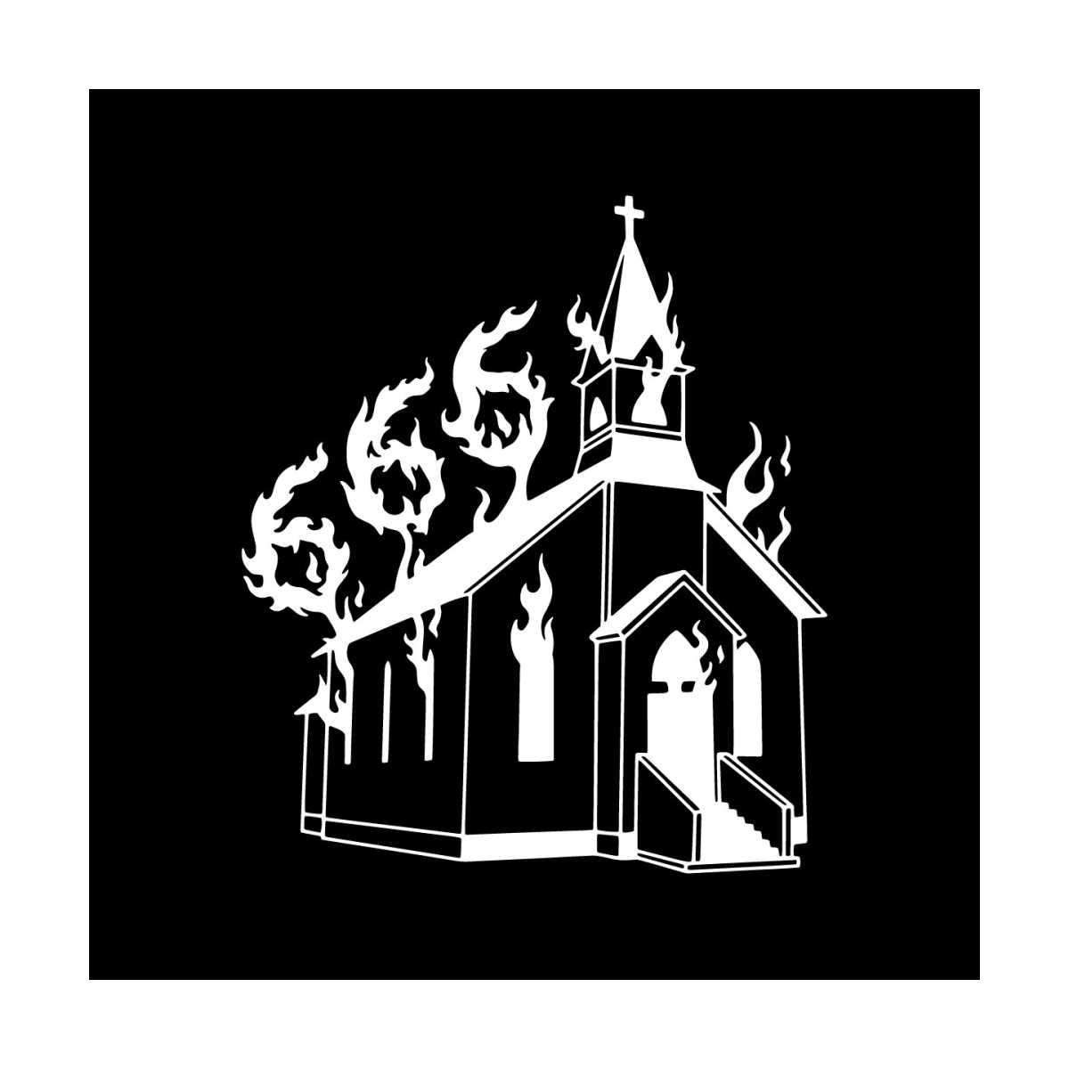 Satanic Burning Church Graphic Svg, Trending Svg, Fire Svg, | Inspire ...