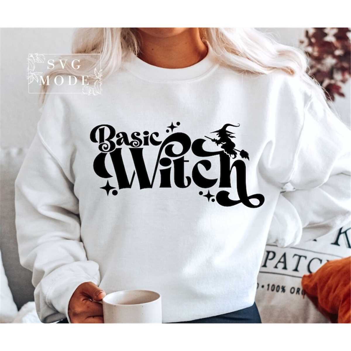 Basic Witch SVG PNG PDF, Halloween Mom Svg, Halloween Svg, S | Inspire ...