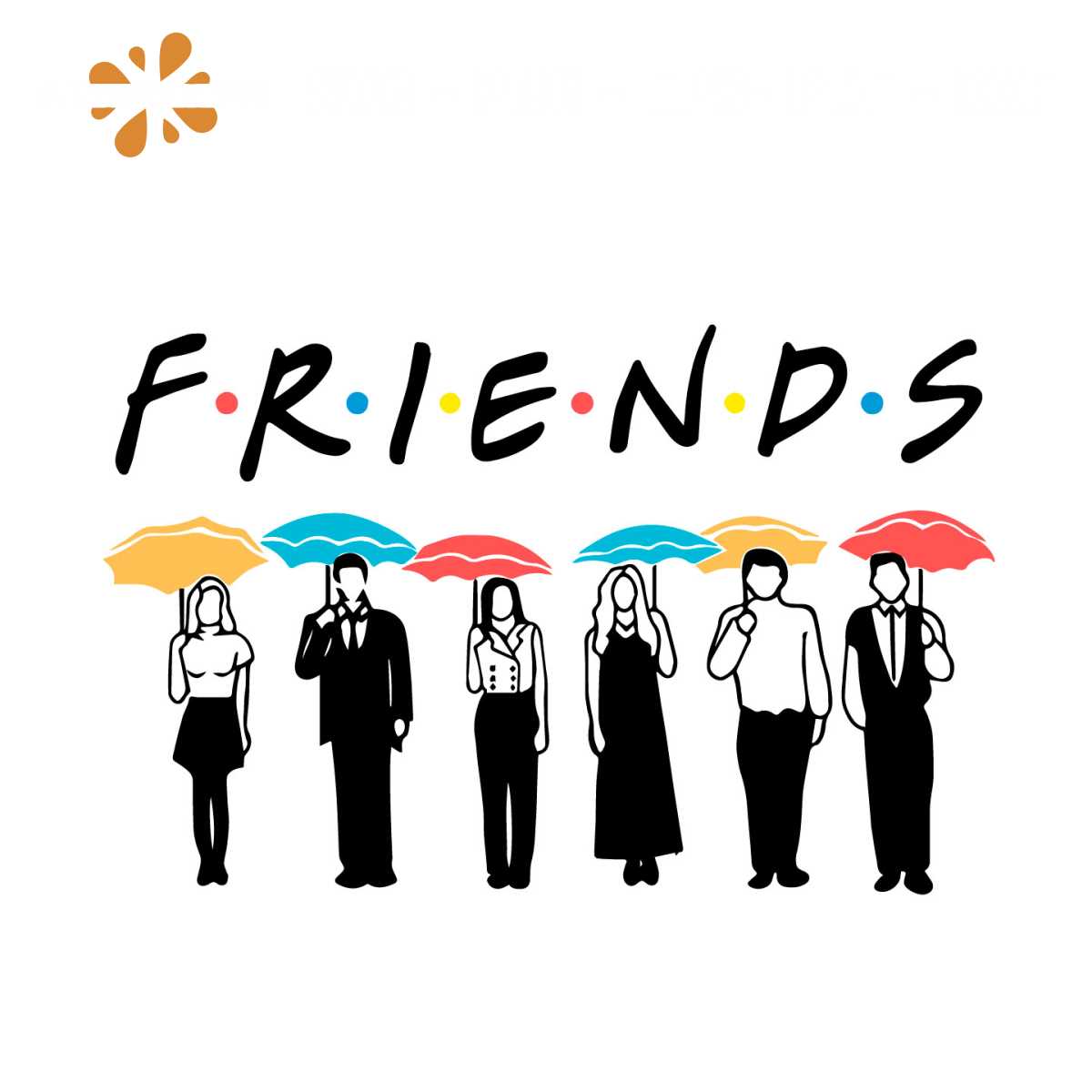 Friends SVG, Trending Svg, Rachel Monica Phoebe Chandler Joe | Inspire ...