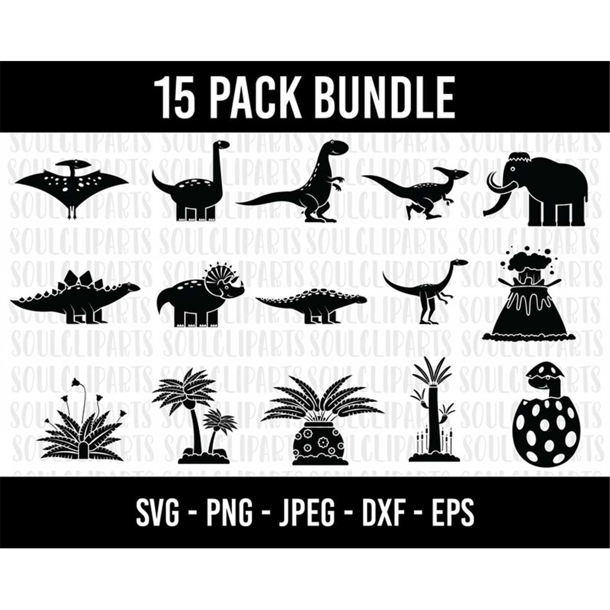 COD610-Dinosaur svg bundle/dinosaur clipart png/dinosaur sil | Inspire ...