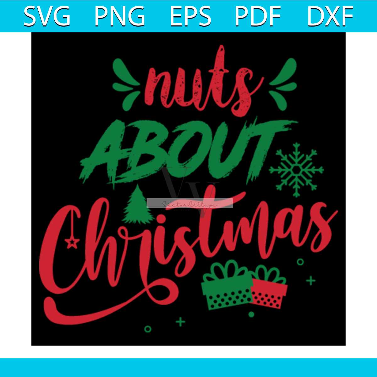 Nuts About Christmas Svg, Christmas Svg, Xmas Svg, Xmas Tree | Inspire ...