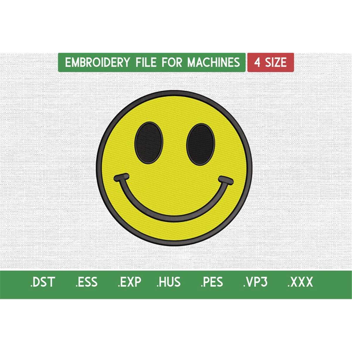Teacher Smile Face Embroidery Design File, Smile face Embroi | Inspire ...